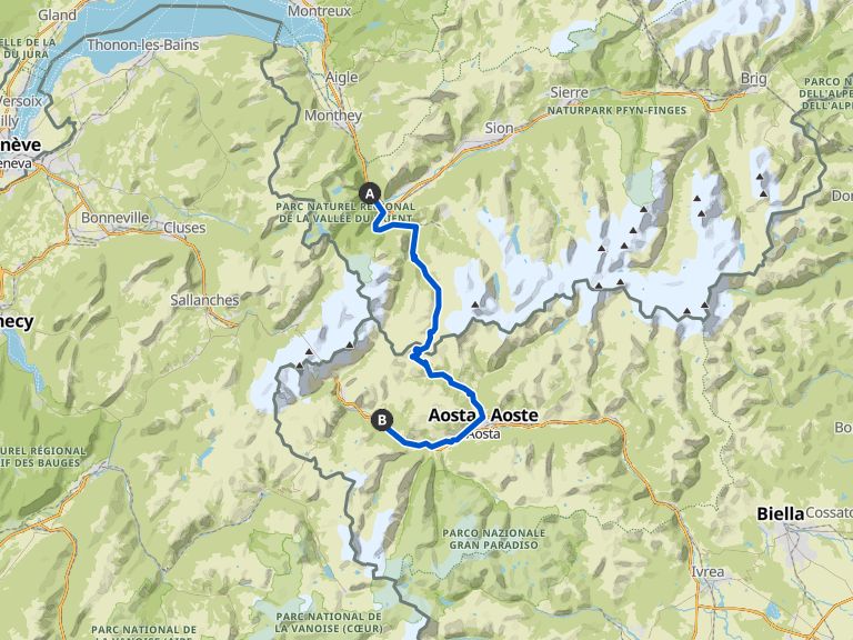 c&r 2024: 8 - Vernayaz - La Salle | Rennrad-Tour | Komoot